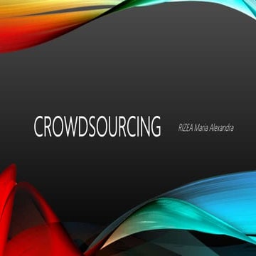 Crowdsourcing | PPT