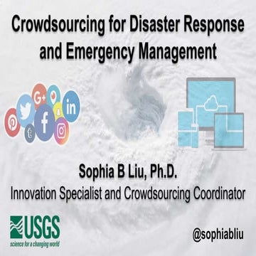 Crowdsourcing for Disaster Response and Emergency Movement | PPTX