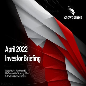 CrowdStrike Investor Briefing_April 2022.pdf