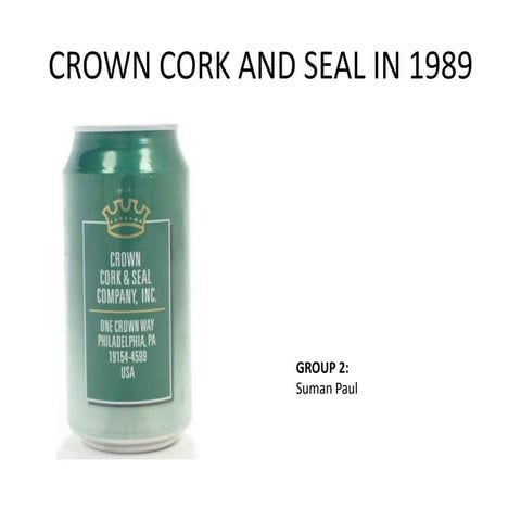 Crown cork 2013 | PPTX