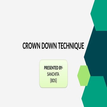 Root canal preparation techniques _ endodontic treatment | PPTX