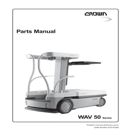 Crown wav50 work assit vehicle parts catalogue manual | PDF