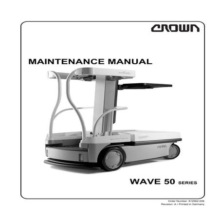 Crown wave50 work assit vehicle service repair manual | PDF | Consumer ...