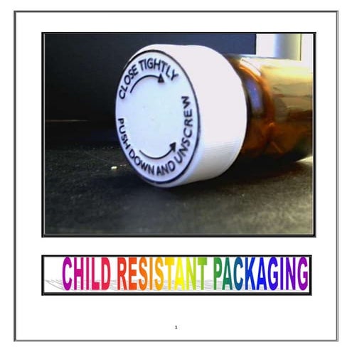 Child rsistant packaging | DOCX