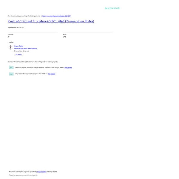 Introduction to IPC and CrPC Part 2