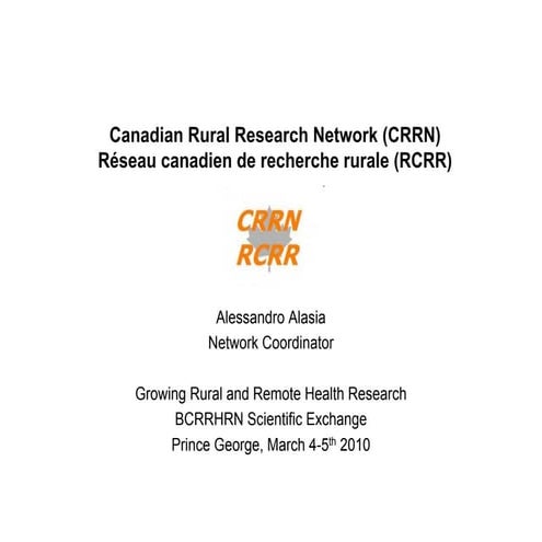 Crrn presentation pg | PPT