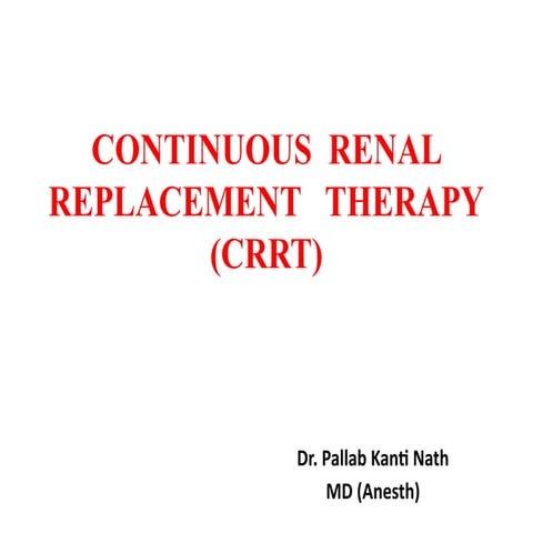 CRRT with Prismaflex slides renal replacement.pdf