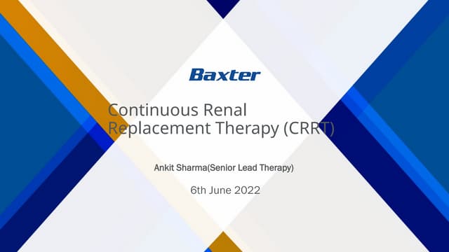 1 prismaflex crrt intro - seg 1 (2007) | PPT