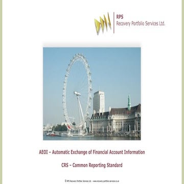 Common Reporting Standard (CRS) | PDF | Europe Travel | Travel Locations