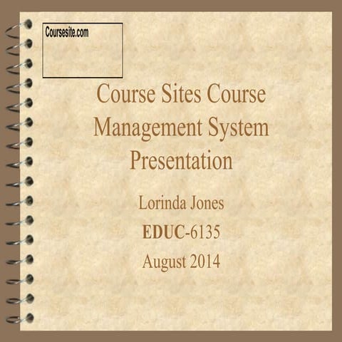 Course Sites - Course Management System Tutorial | PPT