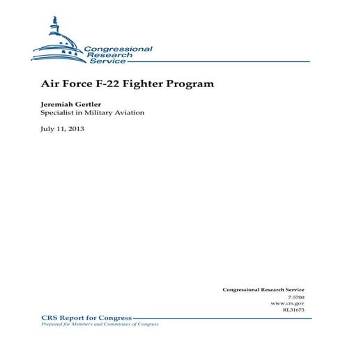 CRS F22 program 13 Jul 13 | PDF