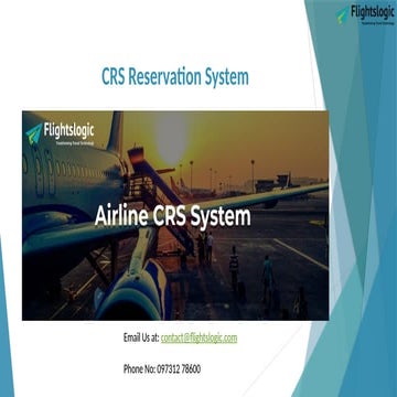 CRS Reservation System, CRS Reservation System | PPTX