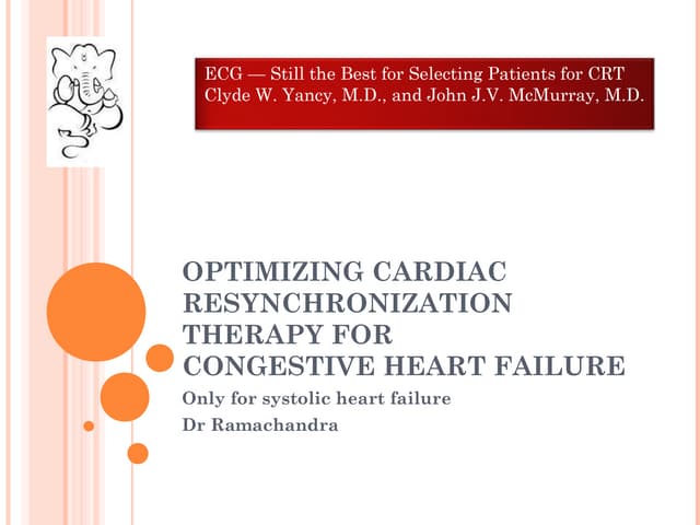 Cardiac resynchronization therapy | PPTX