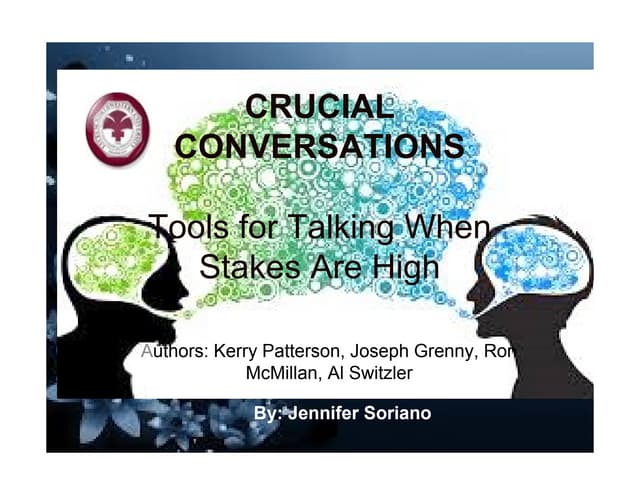Summary crucial conversations | DOC