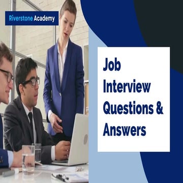 Crucial Job Interview Questions & Answers Top 7 Tips for Success | PDF