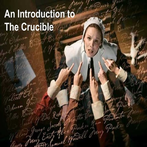 A note on the play the crucible by arthur miller | PPT