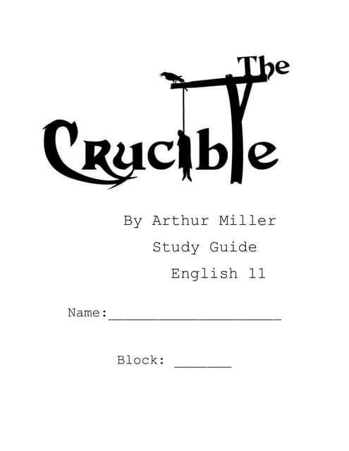 The crucible act 2 | PPT