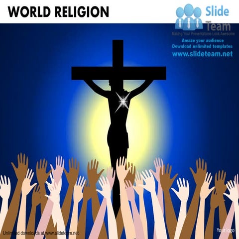 Crucifixion world religion power point slides and ppt diagram templates ...