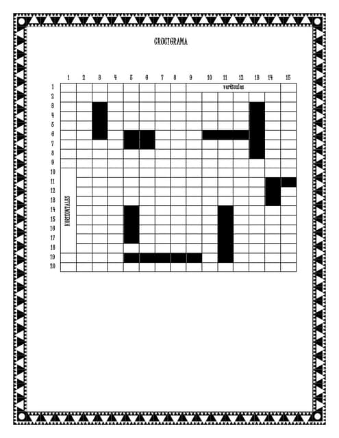 Crucigrama En Word | PDF