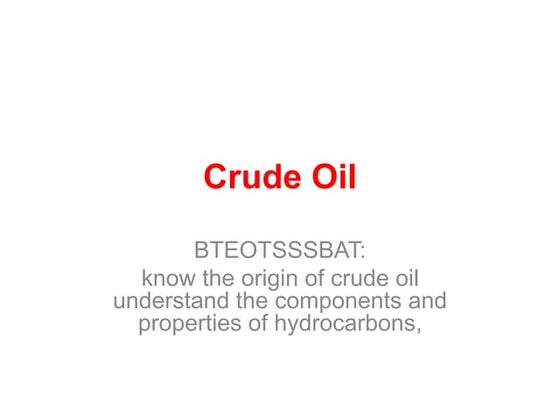 Physical and chemical properties of petroleum | PPTX | Chemistry | Science