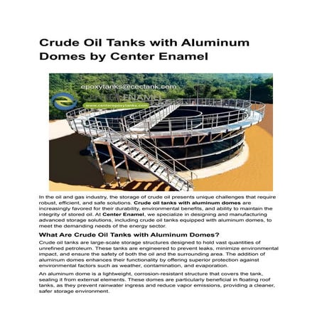 Crude Oil Tanks with Aluminum Domes by Center Enamel.docx
