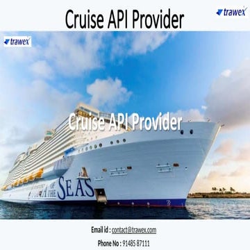Cruise API Provider | Amadeus Cruise API | Cruise Software | PPTX