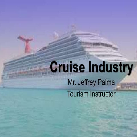 Cruise industry | PPTX