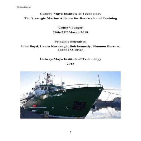 Berrow et al. 2014. Deployment of Passive Acoustic Monitoring Equipment ...
