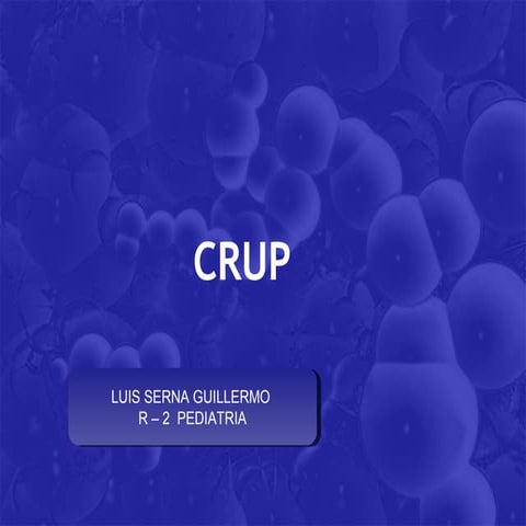 CRUP LARINGITIS | PDF