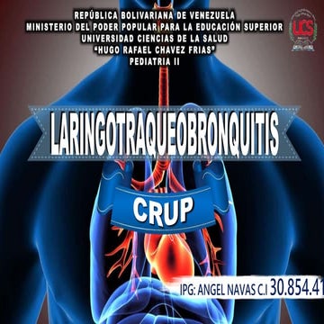 Laringotraqueobronquitis (crup) | PPTX