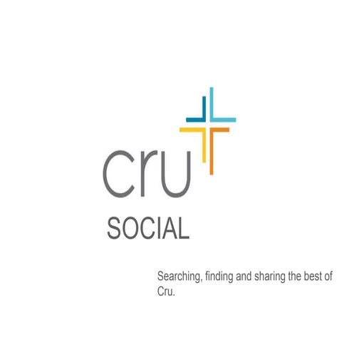 Cru social web tool | PPTX