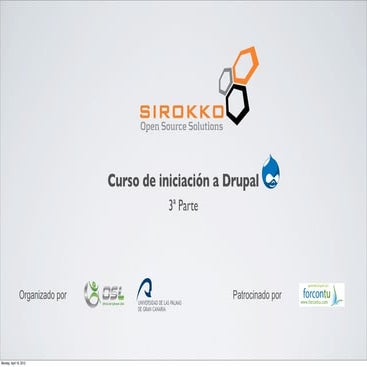 Curso iniciación drupal (3/4) | PDF