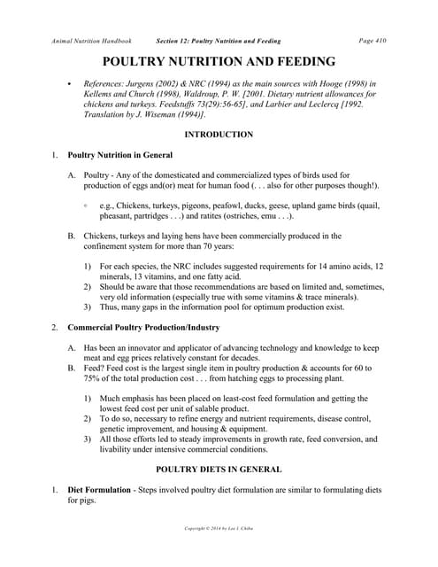 Poultry Feed formulation | PPT