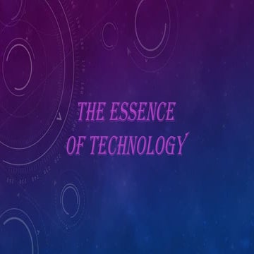 THE ESSENCE OF TECHNOLOGY IN EDUCATION .pptx