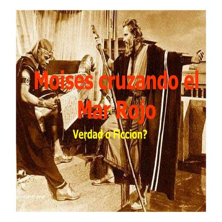 El Cruce del Mar Rojo - Decubimientos de Ron Wyatt | PDF