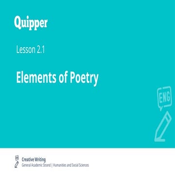 English 9 - Poetry | PPTX