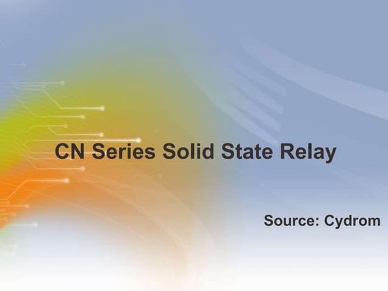 Solid state relay | PDF