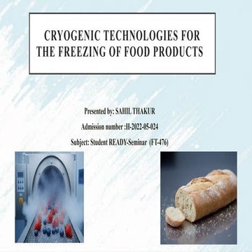 Methods of freeezing | PPTX