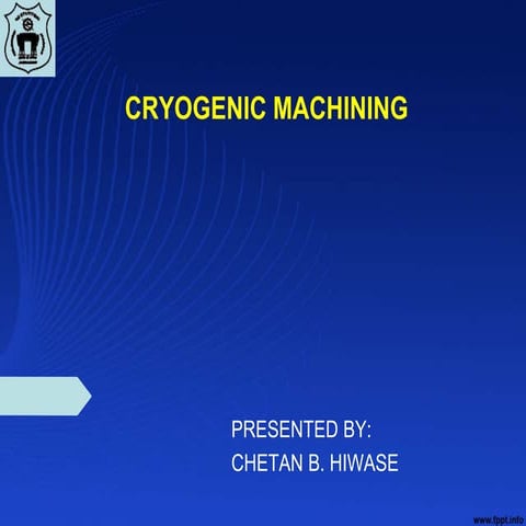 Cryogenic ppt | PPTX