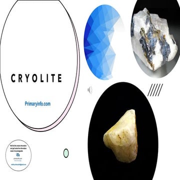 Cryolite | PPT