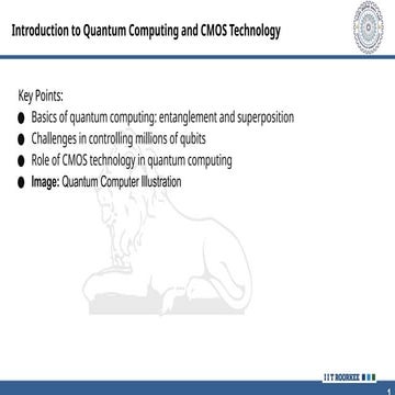 Cryogenic CMOS Technology for Quantum Computing | PPTX