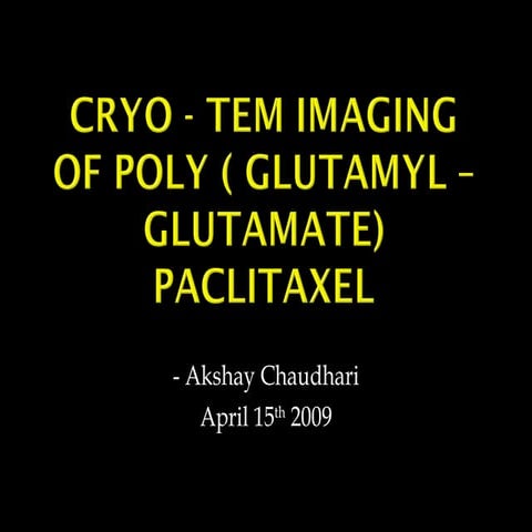 Cryo Tem Poster | PPT