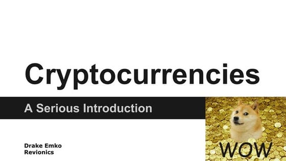 Cryptocurrency | PPTX