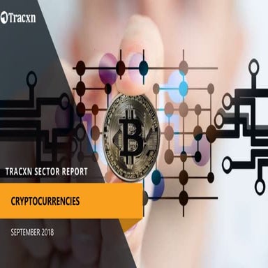 Tracxn - Cryptocurrencies Startup Landscape | PDF