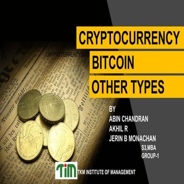 Cryptocurrency bitcoin | PPT