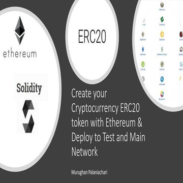 Create And Deploy Your Erc20 Token With Ethereum Ppt 