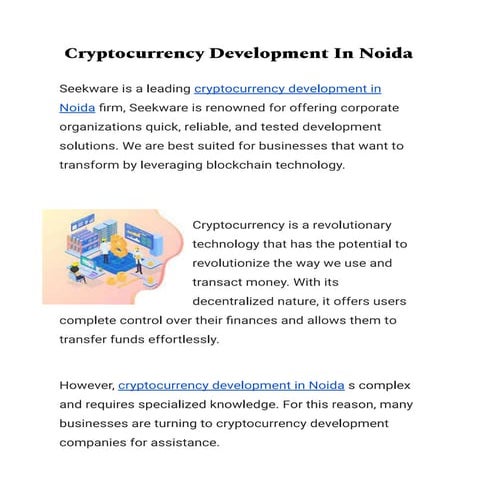 Cryptocurrency Development In Noida.pdf