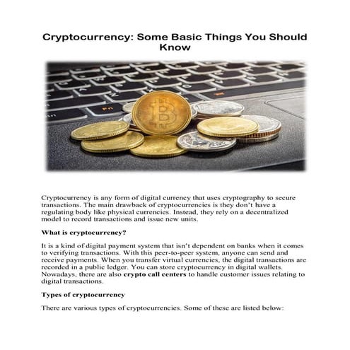 Cryptocurrency | PPTX