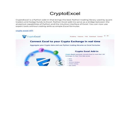 CryptoExcel between the analytical.docx