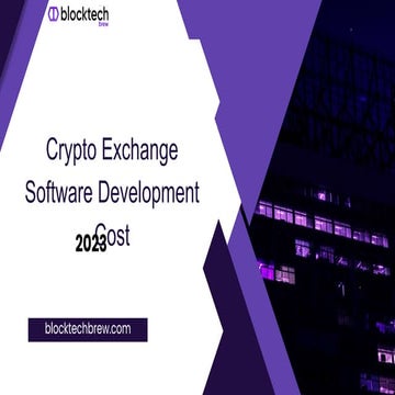 Factors That Influence Cryptocurrency Exchange Software Development ...